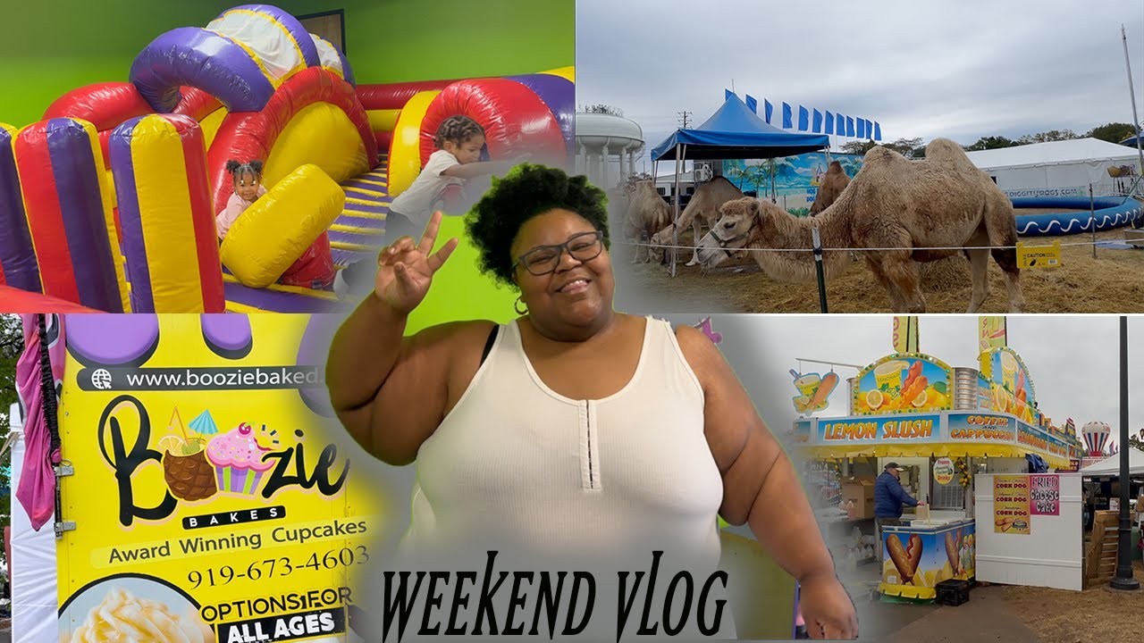A WEEKEND IN MY PLUS SIZE MOM LIFE| WE WENT TO THE NC STATE FAIR 2024 ...