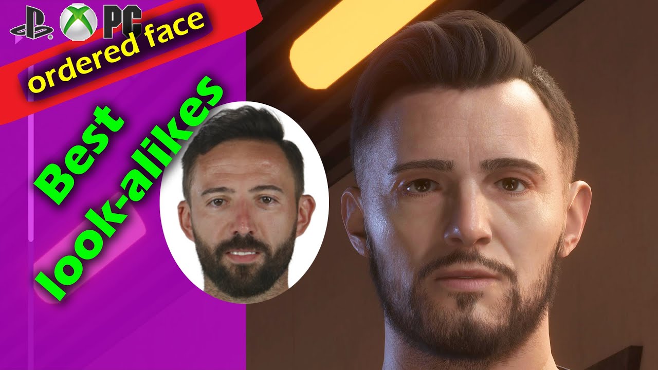 Jose Luis Morales look alike EA FC 25 pro clubs face [Morales face EA ...