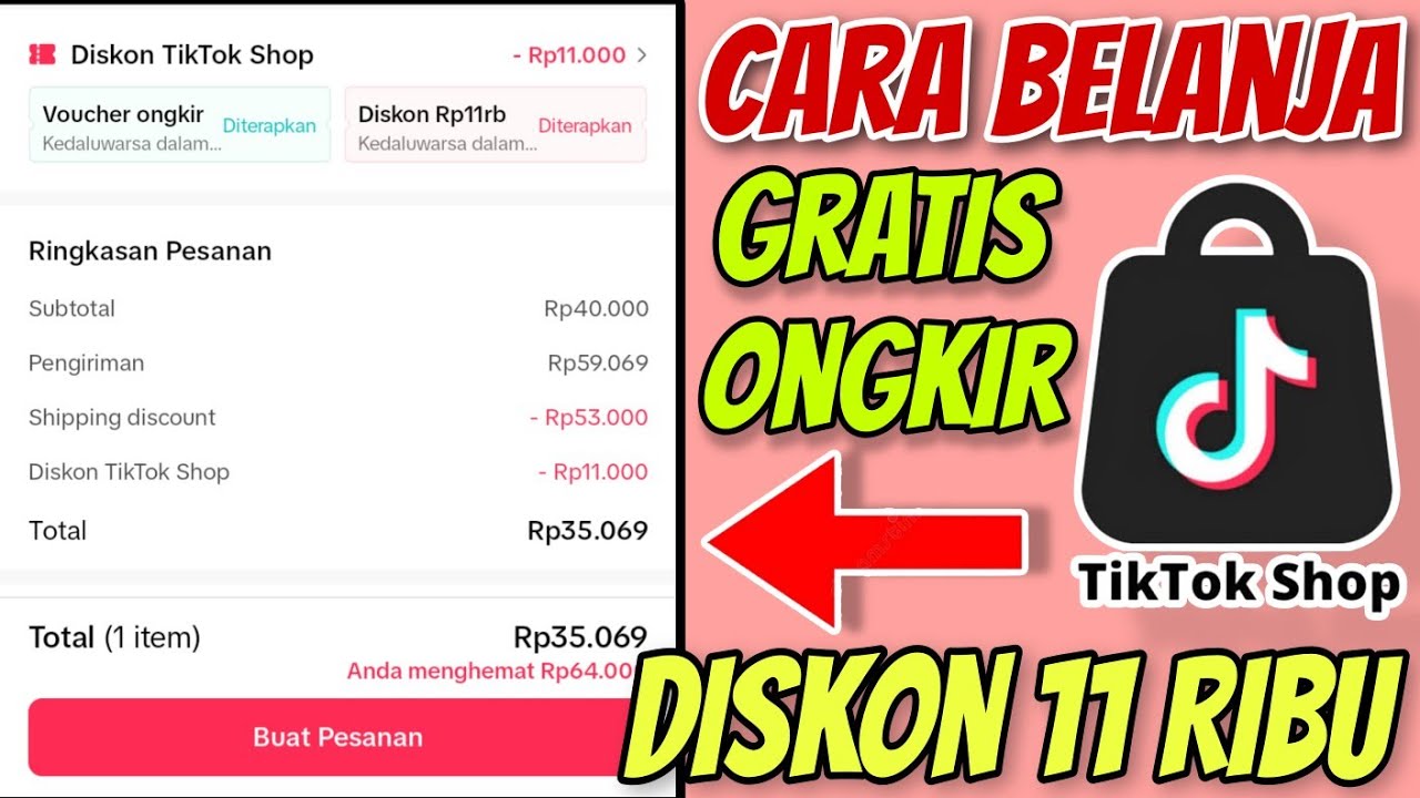 Cara Belanja di Tiktok Shop Gratis Ongkir dan Dapat Potongan Harga ...