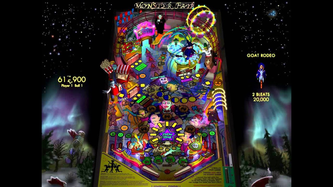 Little Wing Monsterfair Pinball - YouTube