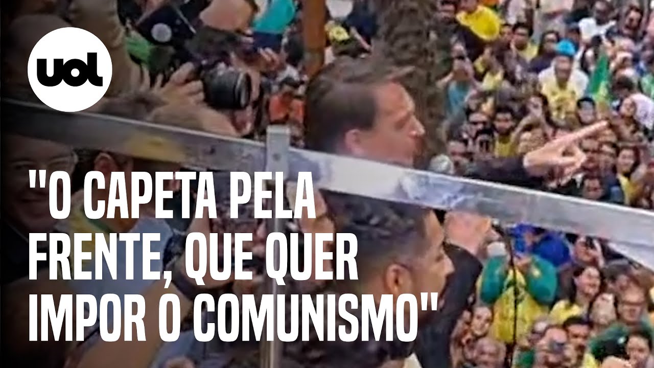 Bolsonaro chama Lula de 'capeta que quer impor o comunismo' - YouTube
