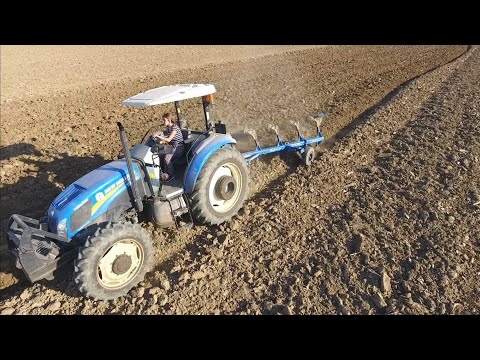Gerçek köylü kızı bu işte - New Holland TD 100 D