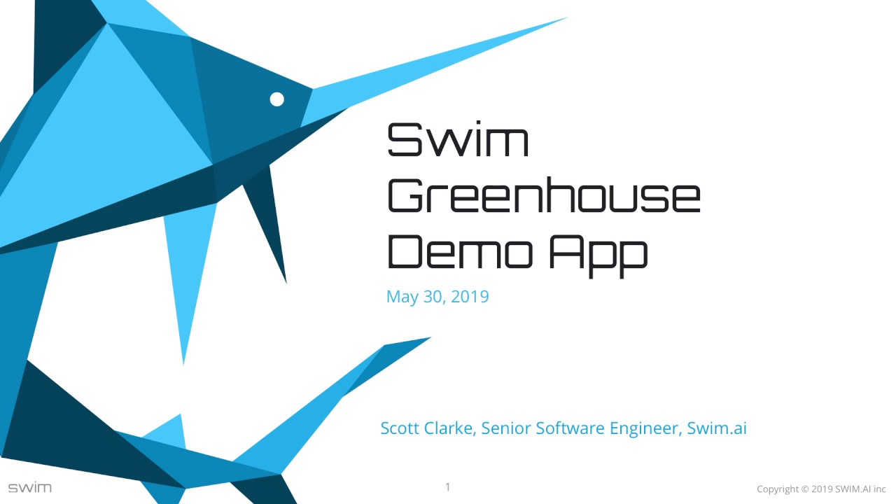 Swim Developers Meetup (5/30/19) - Scott Clarke, Swim.ai - YouTube