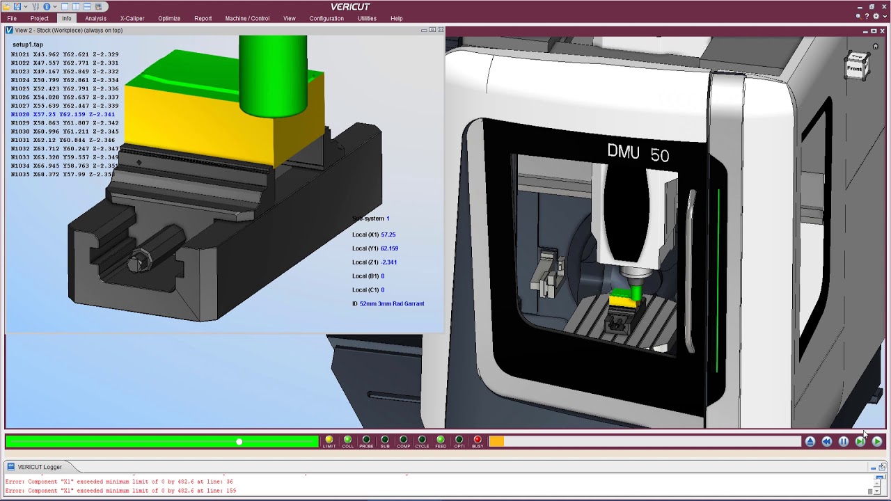 PowerMill to VERICUT Interface - YouTube