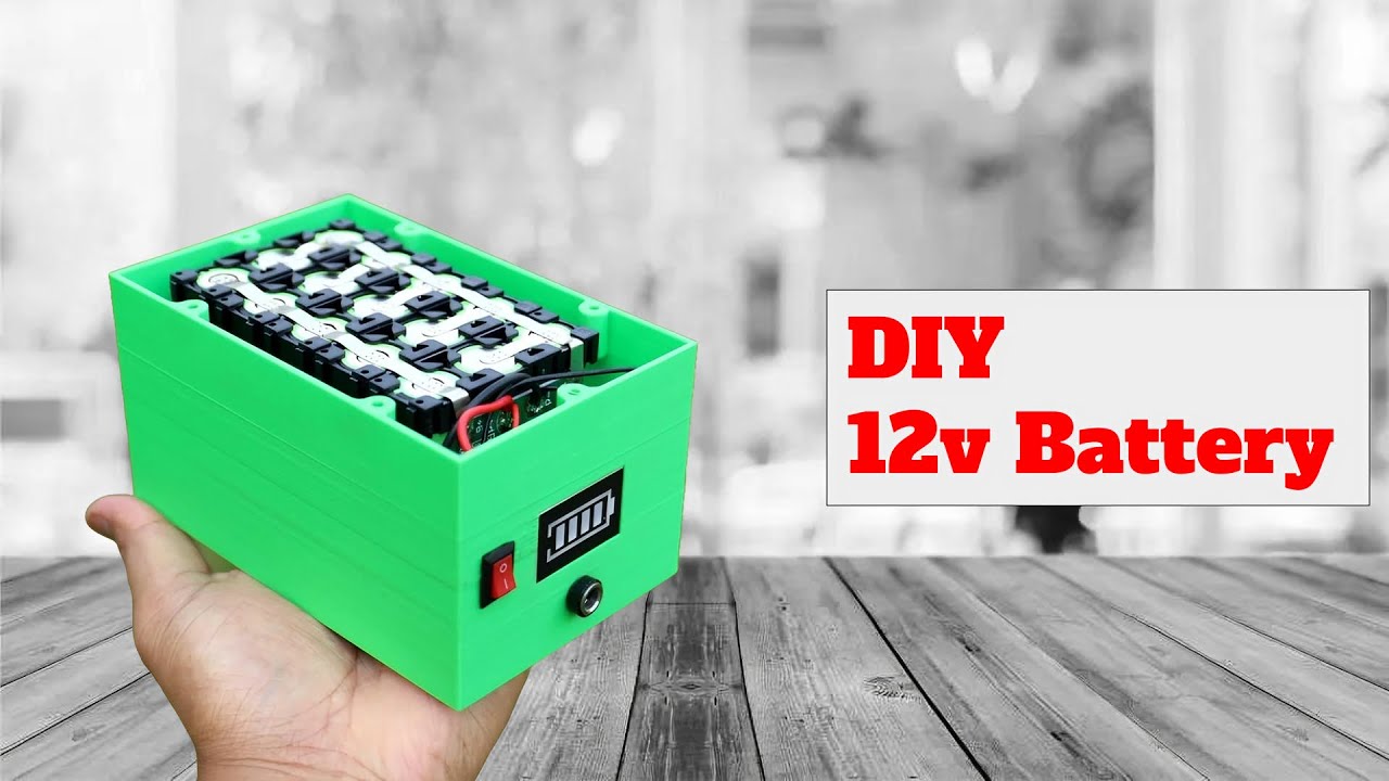 DIY Battery Pack: High Capacity 18650 Battery for a 12V - 10Ah Battery ...