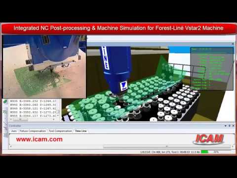 Forest-Line Post-Processor & Simulator | ICAM - YouTube