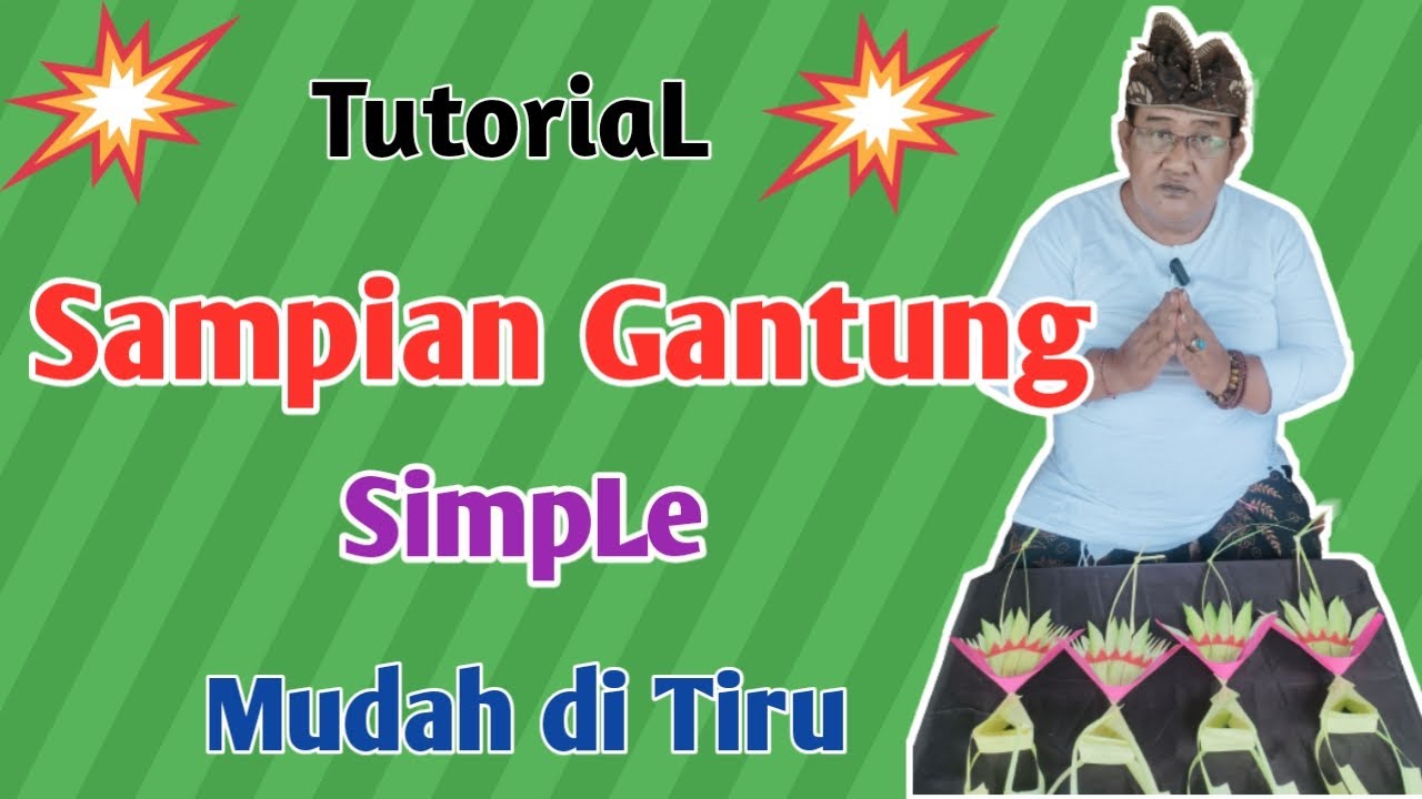 TutoriaL Majejaitan Sampian Gantung yang SimpLe dan Mudah untuk di tiru ...