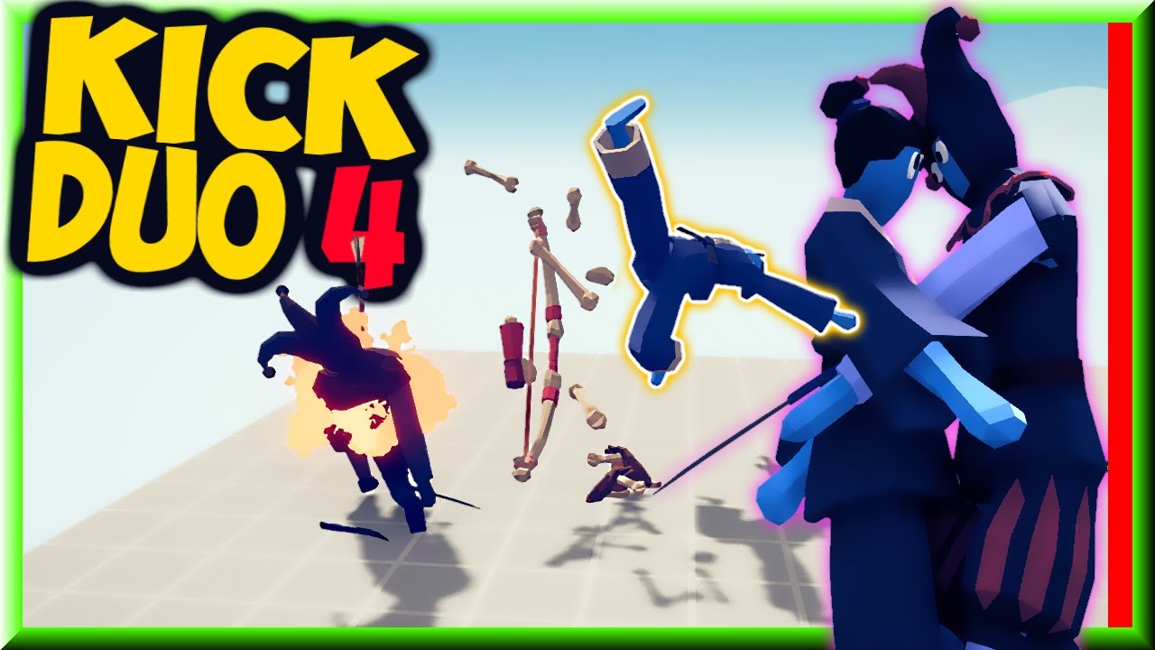 Kick Duo 4! Taekwondo and Jester vs Every Faction 2v1 + Bonus - TABS ...