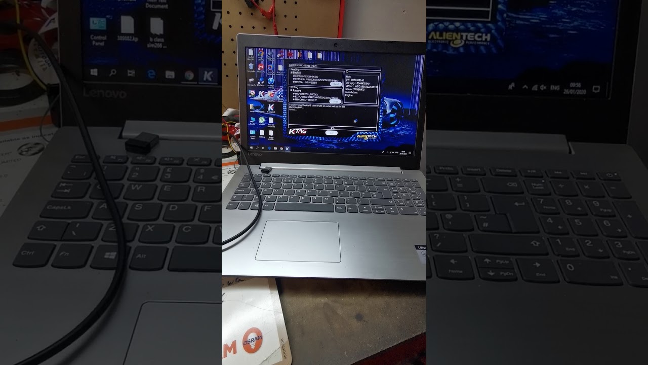 Mercedes b class Siemens sim266 cloning - YouTube