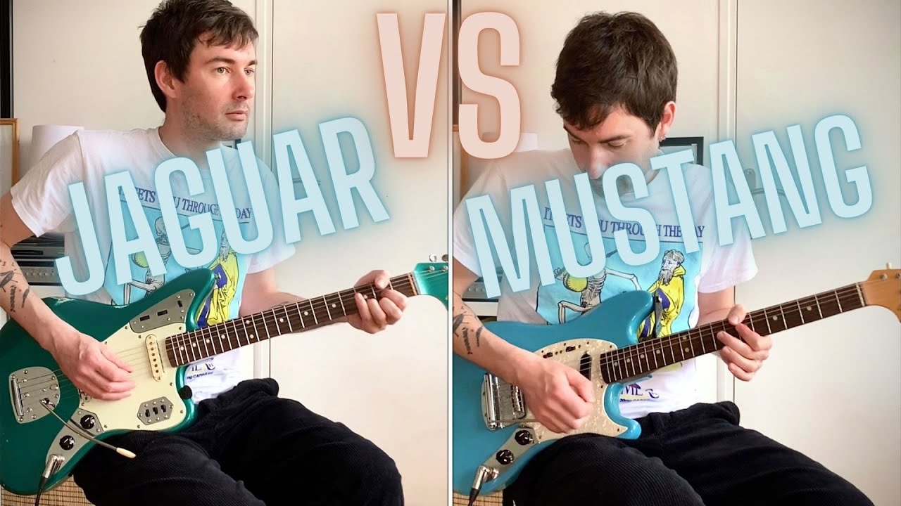 Fender Jaguar VS Mustang (indie and surf rock riffs) - YouTube