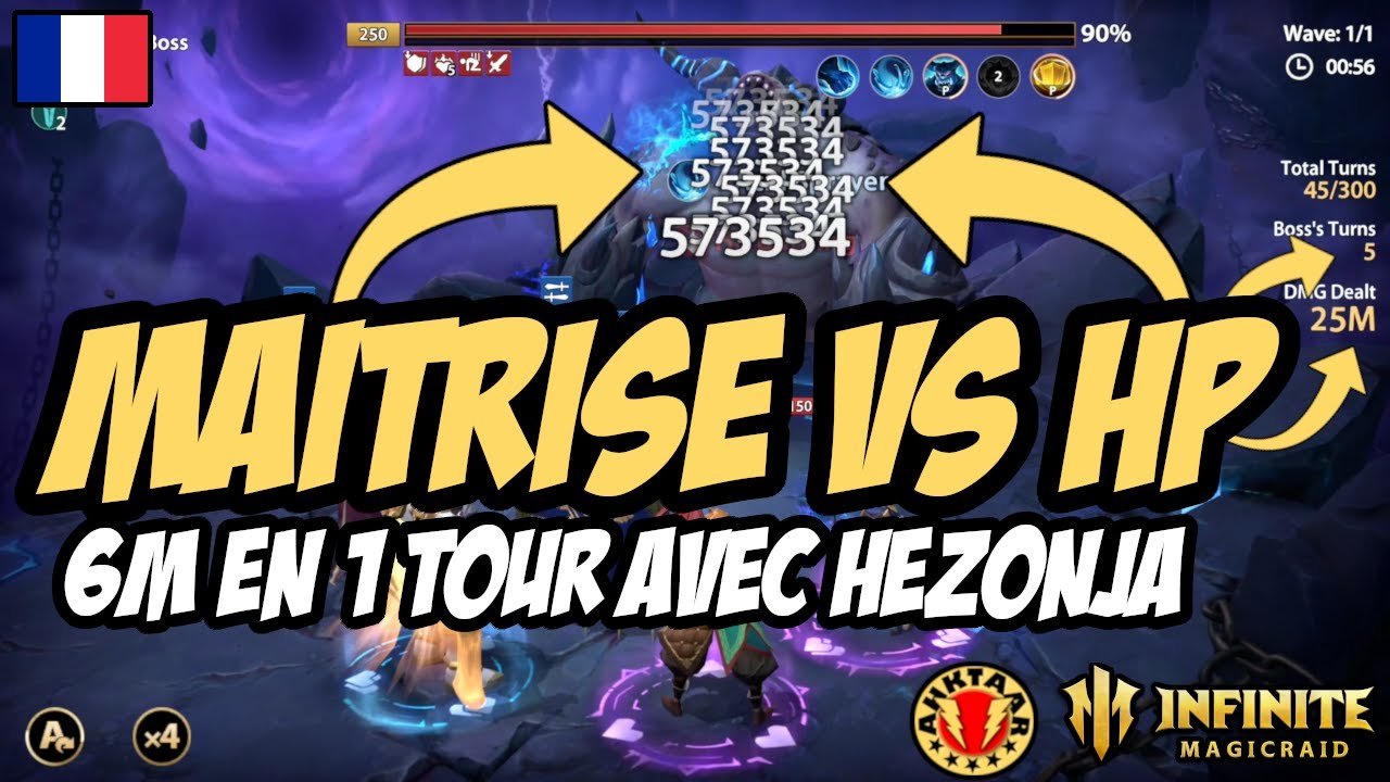[Infinite Magicraid] La MAITRISE est INCROYABLE sur les BRULURES DE PV ! - YouTube