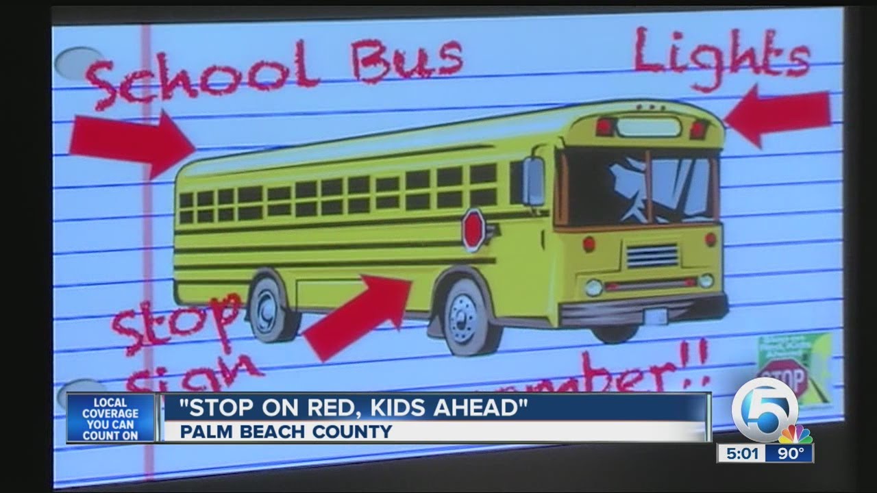 'Stop on red, kids ahead' - YouTube