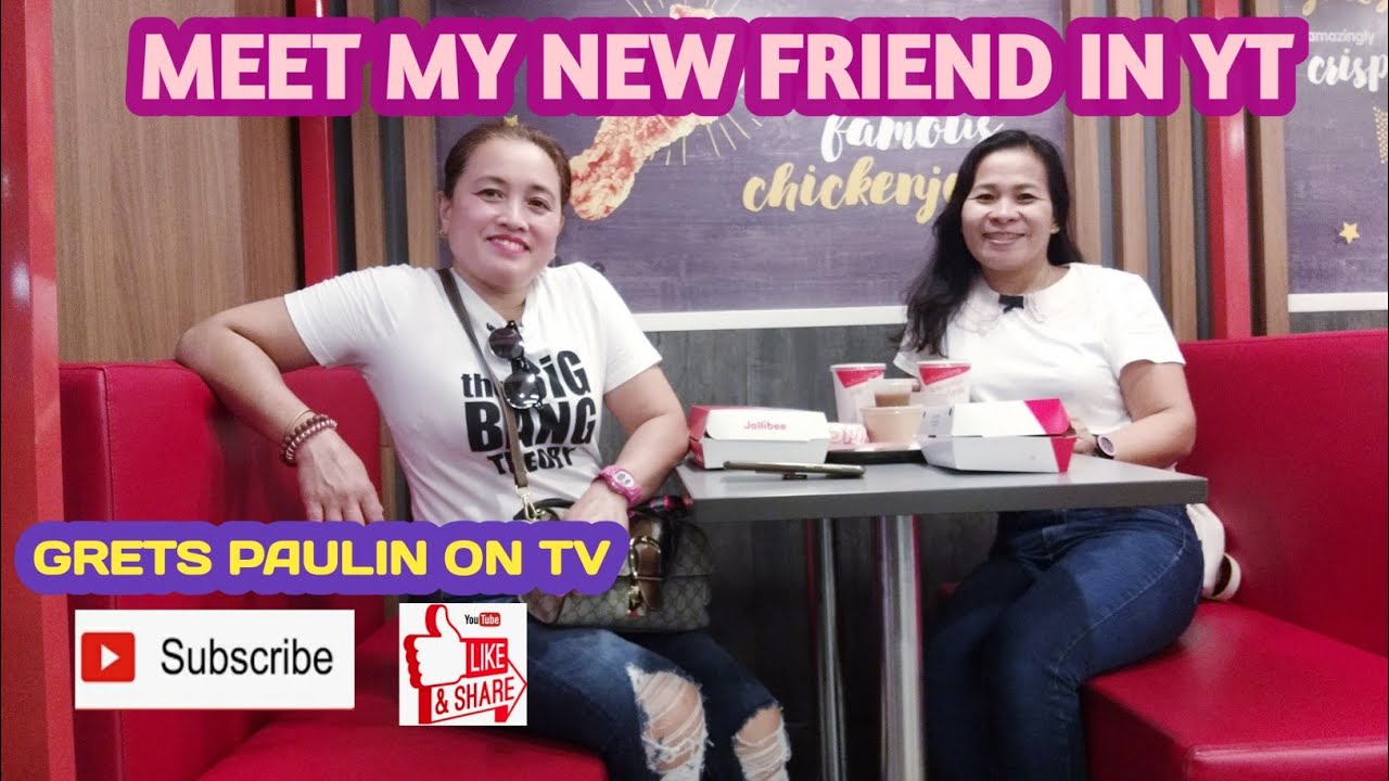 First ever meet My YT friend@Grets Paulin on TV - YouTube