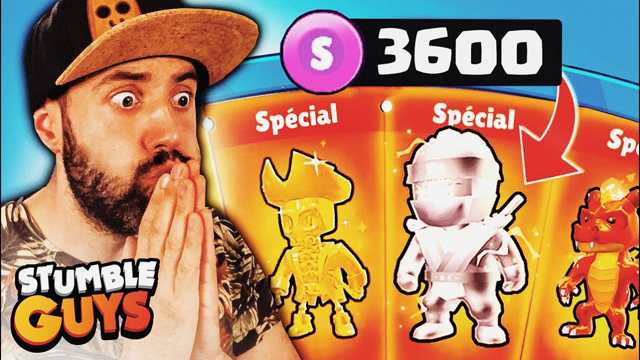 INCROYABLE PACK OPENING STUMBLE GUYS ! SKIN SPECIALE STUMBLE GUYS - YouTube