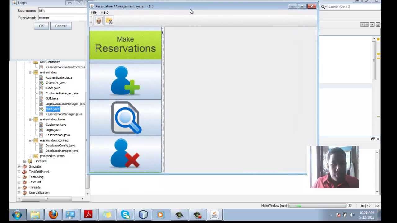 Reservation Management System - YouTube
