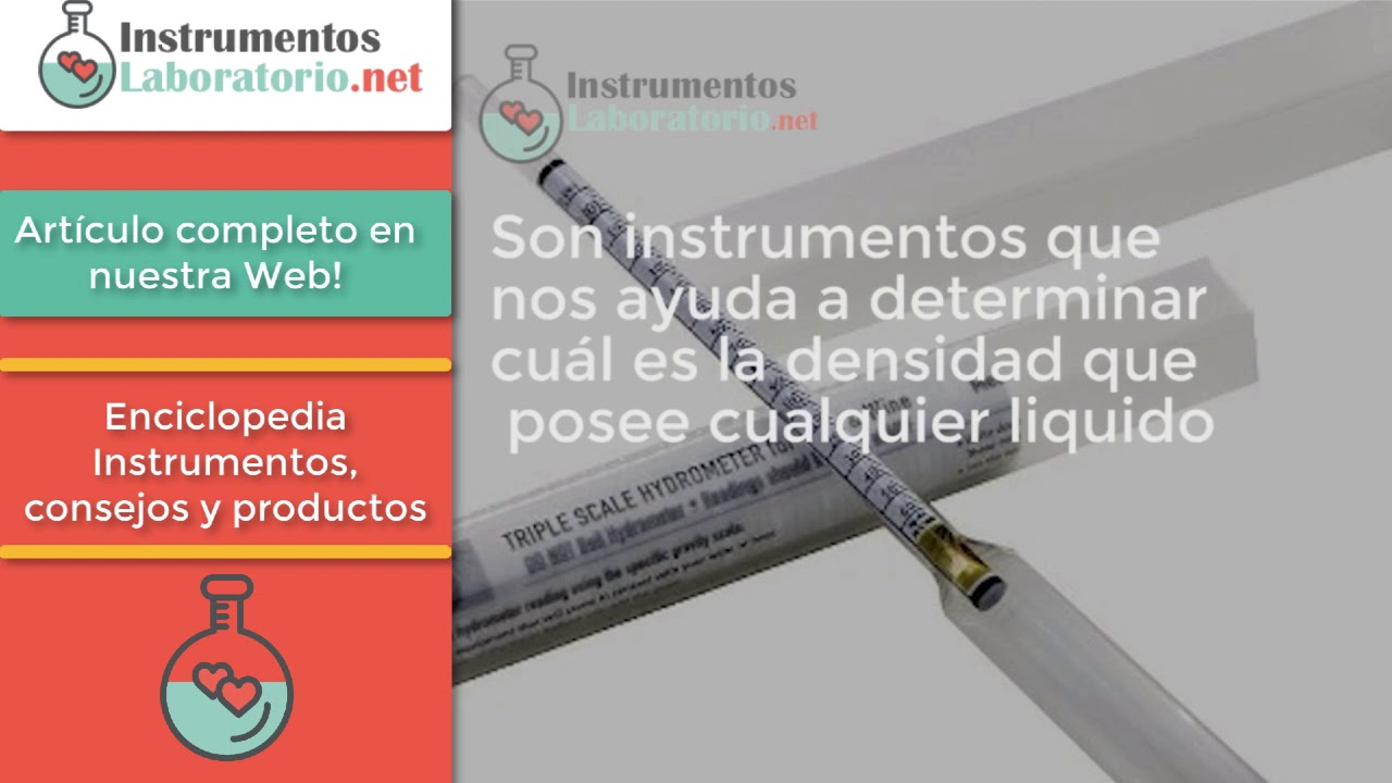densimetro como se usa en laboratorio - YouTube