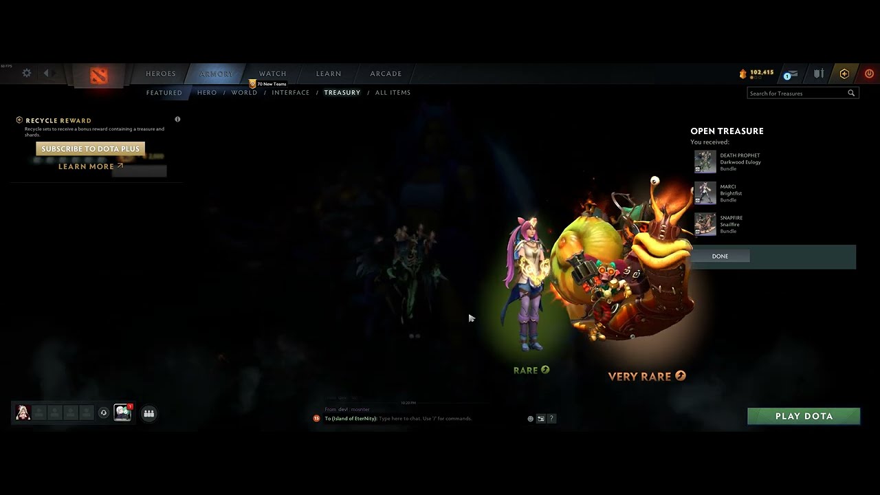 Dota 2 2023 - August 2023 Collector's Cache SnapFire Snailfire Treasure ...