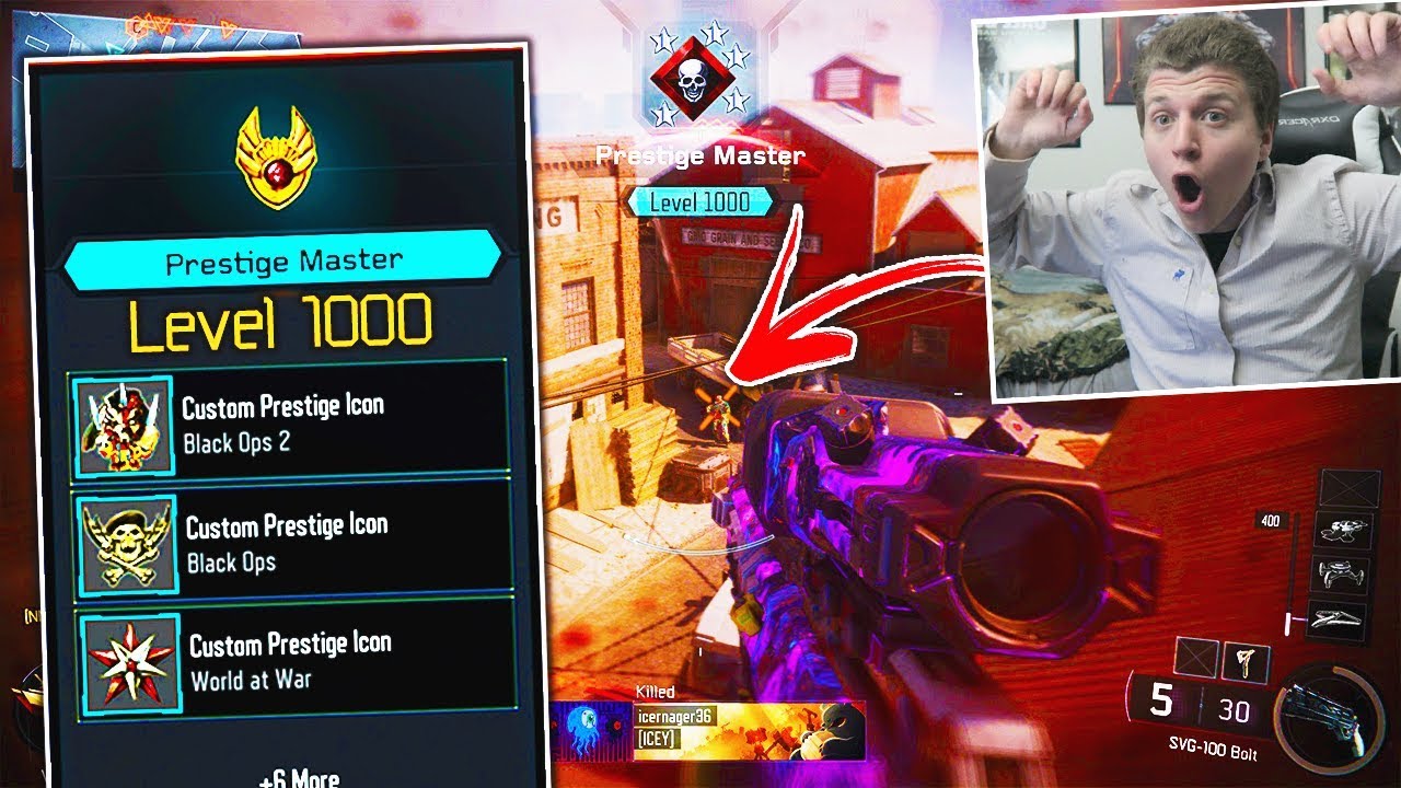 Trickshot To Unlock LEVEL 1000 in BLACK OPS 3 MULTIPLAYER! - BO3 LEVEL ...
