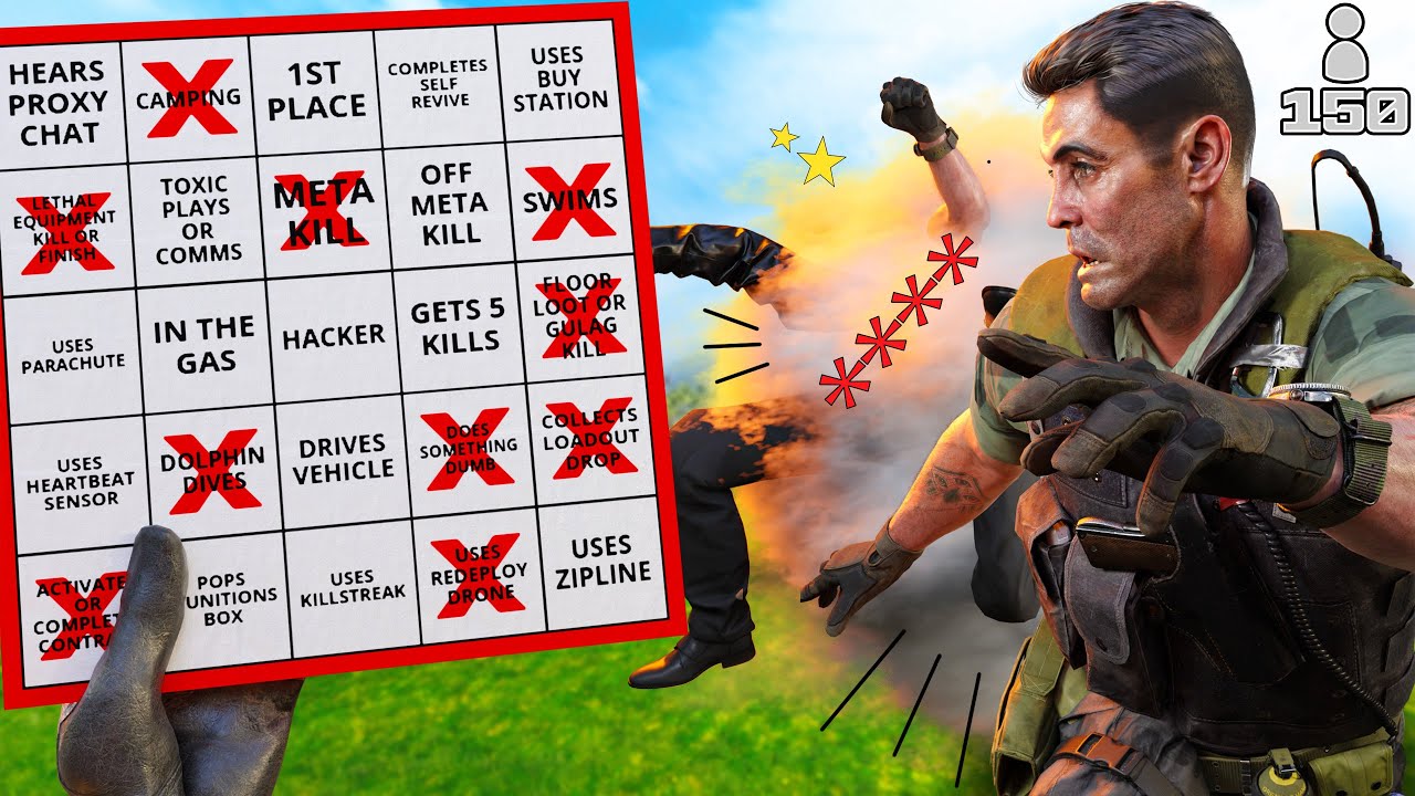 Spectating 150 PLAYERS In WARZONE BINGO Is INSANE - YouTube