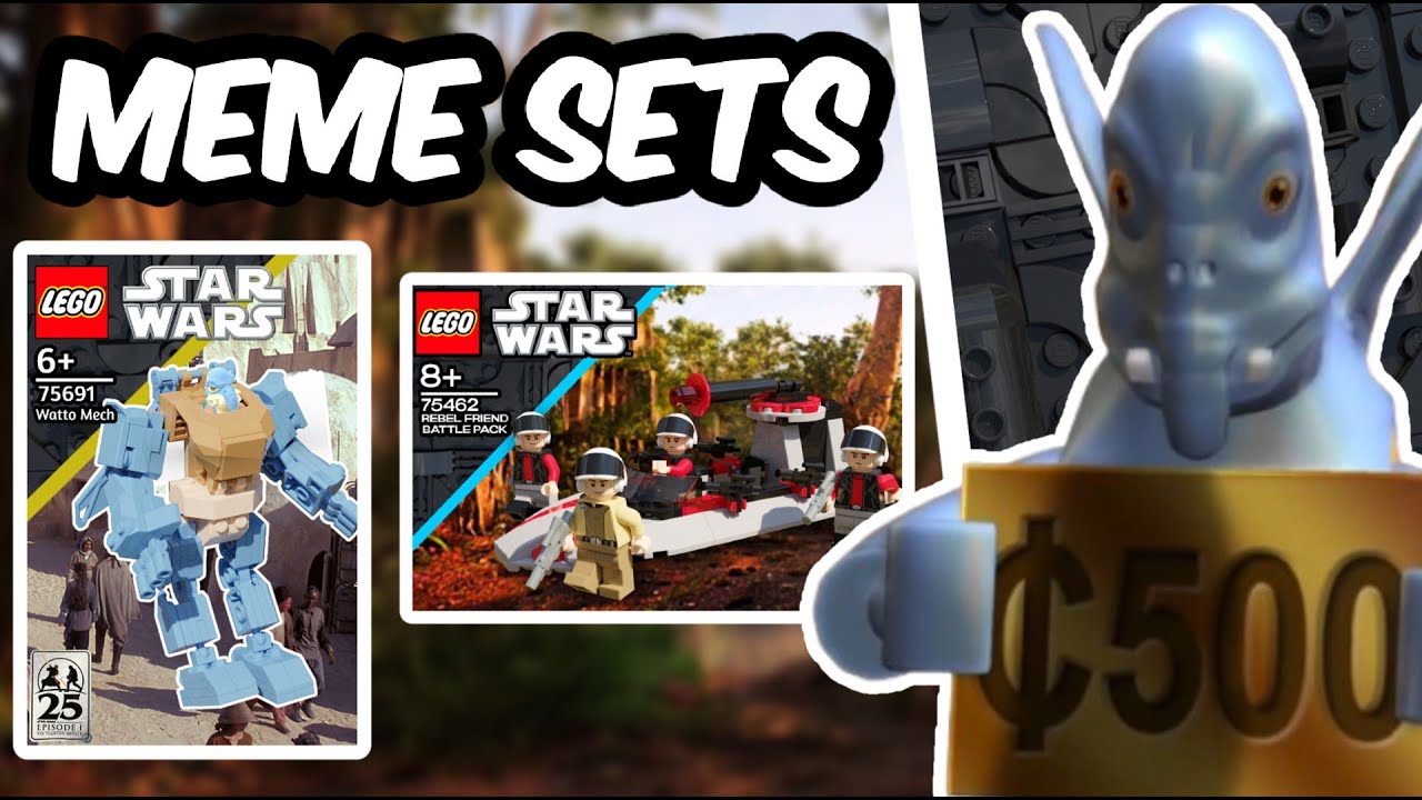I Designed LEGO Star Wars MEME Sets! - YouTube
