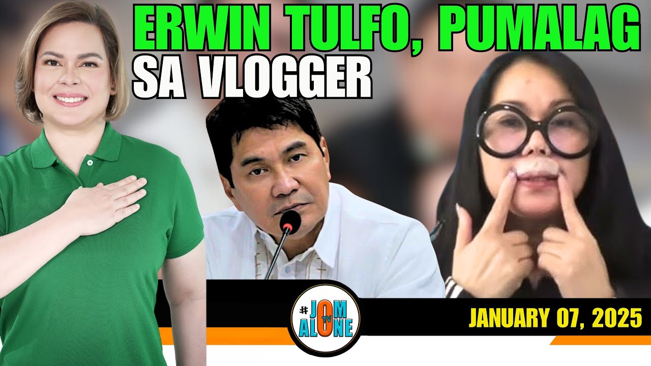 ERWIN TULFO, SUMABOG NA! PUMALAG NA SA VLOGGER NA SI MAHARLIKA! - YouTube