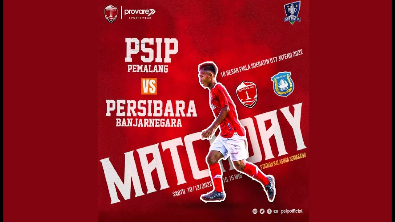 PSIP U17 Pemalang vs PERSIBARA U17 Banjar Negara - YouTube