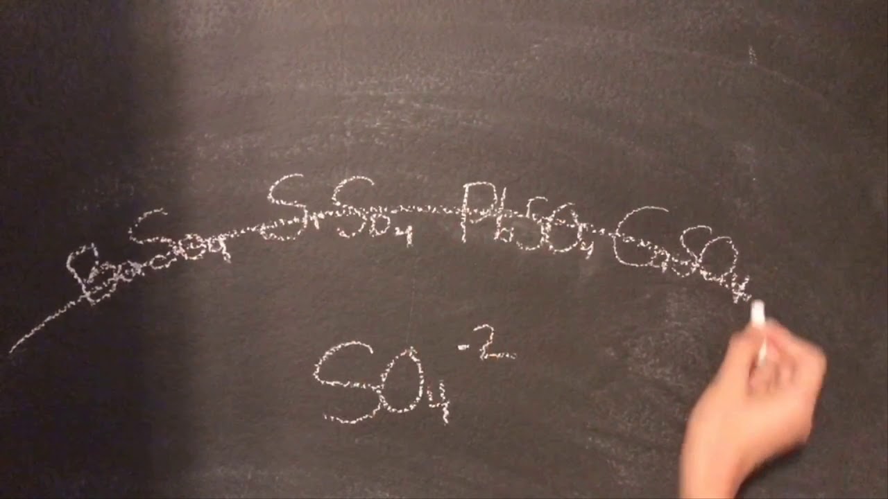 Solubility Song - YouTube