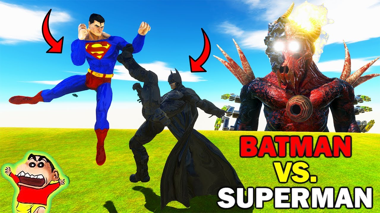 BATMAN VS. SUPERMAN OGGY VS. SHINCHAN IN THE BIGGEST DEATH RACE JACK ...