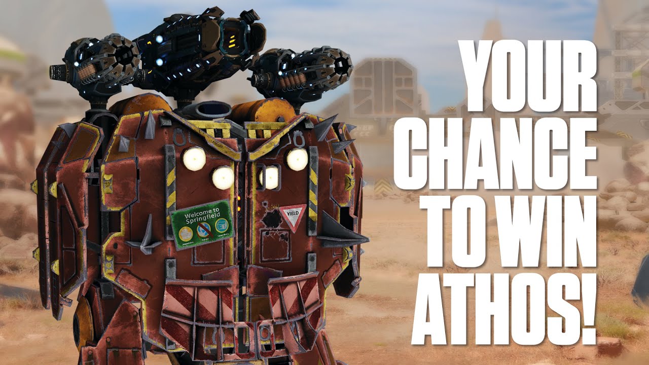 🔴 Your Chance to Win an Athos Weapon! War Robots Athos Giveaway - YouTube