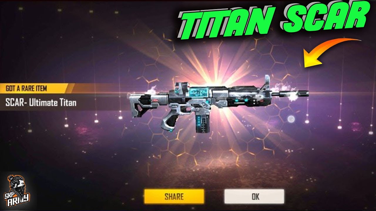 TITAN SCAR | TITAN SCAR FREE FIRE | NEW TITAN SCAR INCUBATOR ...