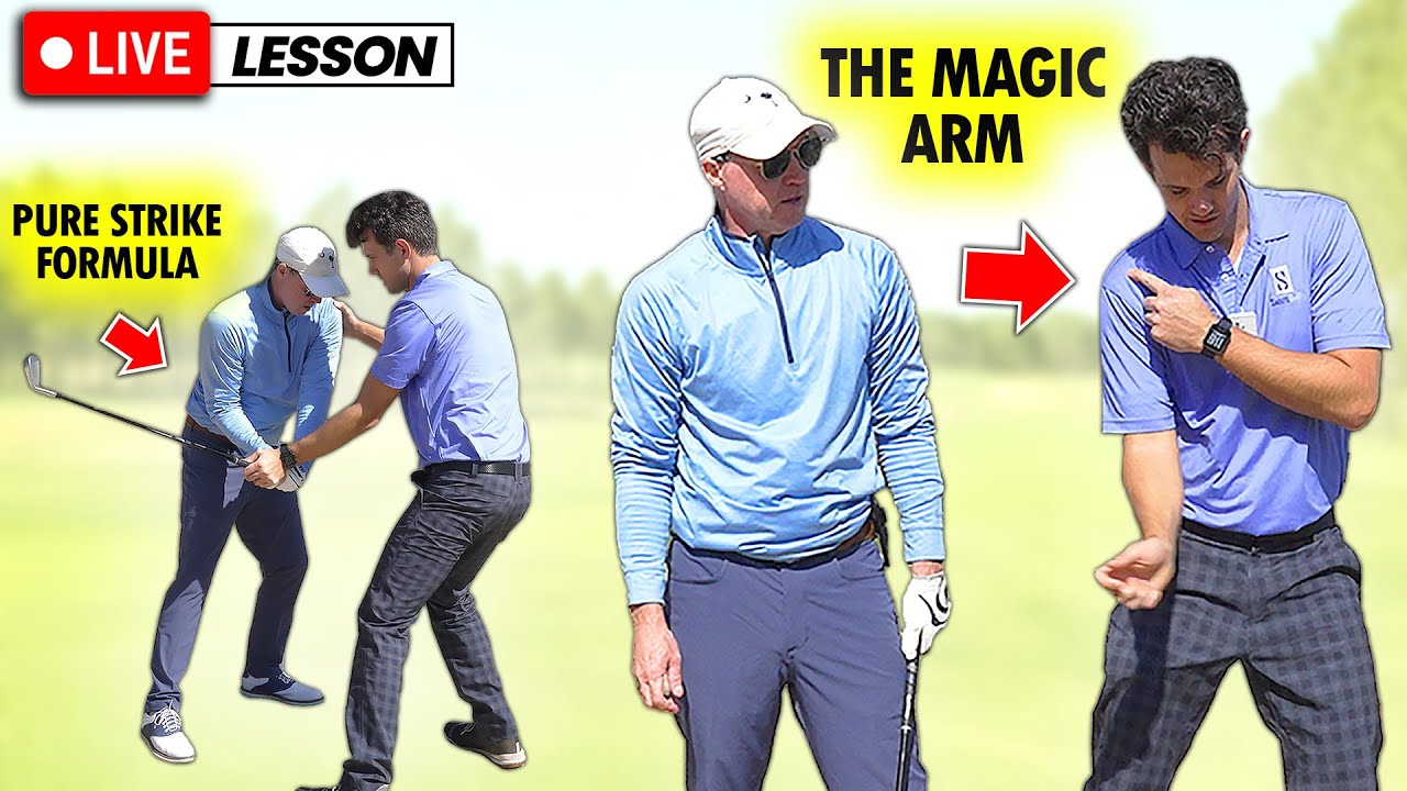 He FINALLY Felt What It's Like to Hit Pro Golf Shots! - YouTube