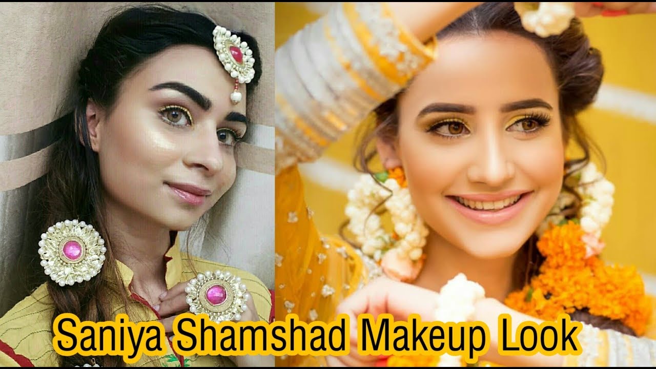 Saniya Shamshad Makeup Look | Saniya Shamshad Hussain mayon makeup look ...