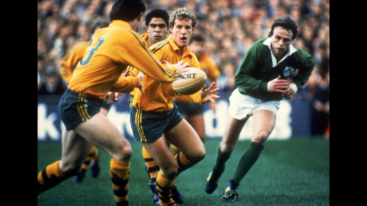 Wallabies v Ireland 1984 (highlights) - YouTube
