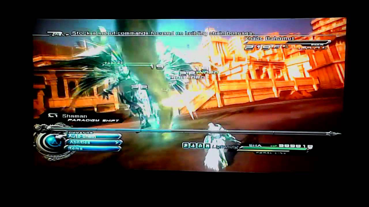 FFXIII-2 Boss Chaos Bahumut - YouTube