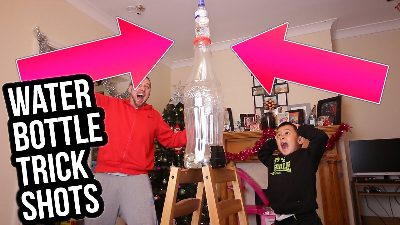 IMPOSSIBLE WATER BOTTLE FLIP TRICK SHOTS! (DUDE IT'S A PERFECT FLIP ...