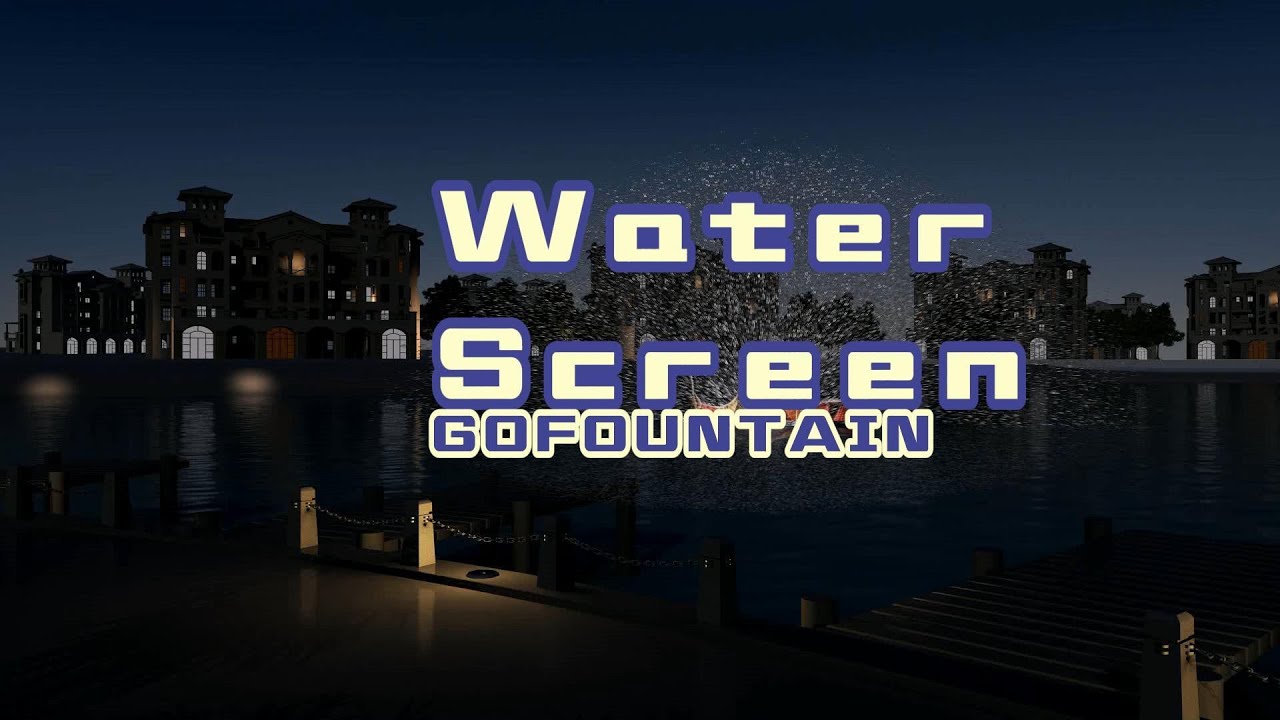 Pertunjukan Fountain Movie Screen Lake Water | Lake Water Screen Movie ...
