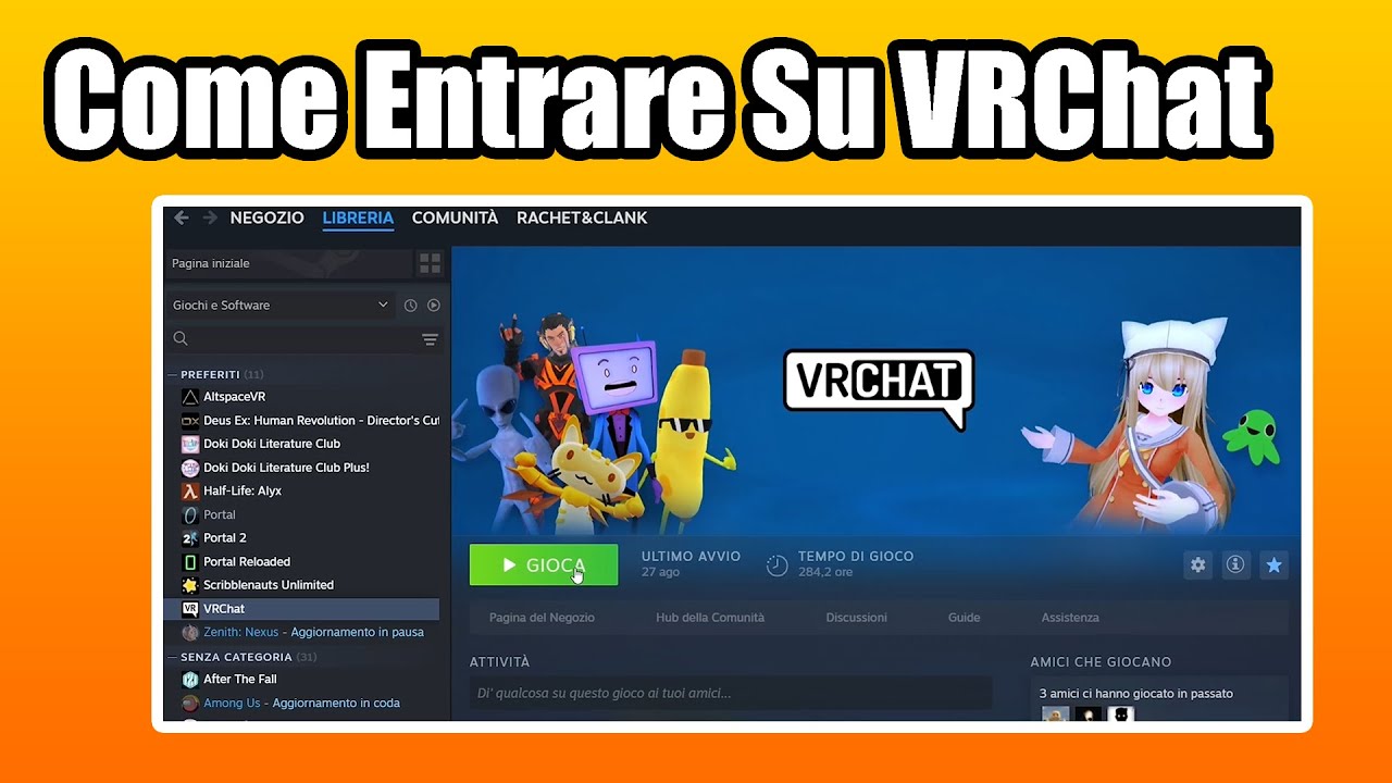 Tutorial - Come Entrare Su VRChat La Prima Volta Da Computer - YouTube