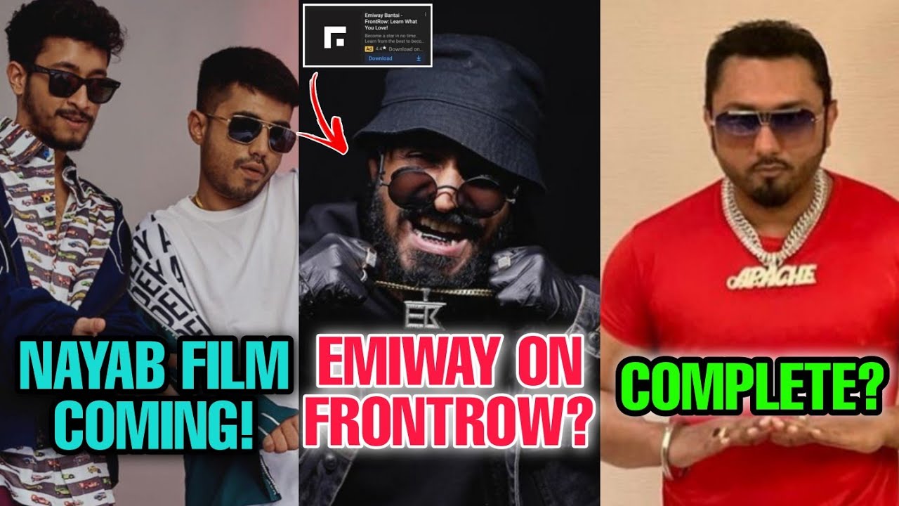 Emiway Rap Course On Front Row?Ads On YouTube!Honey Singh Track Crossed ...