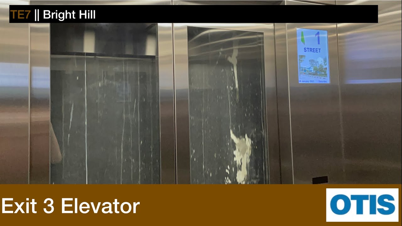 Bright Hill MRT Station || Otis Elevator (Exit 3) - YouTube