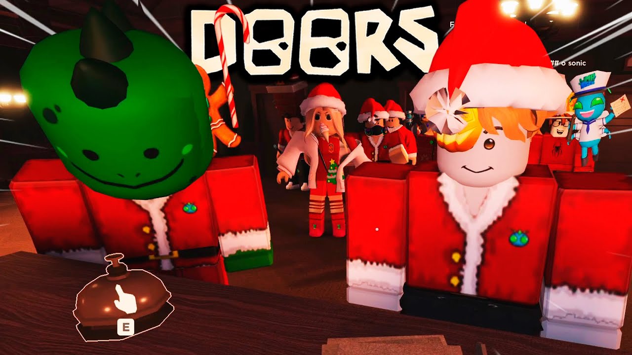 DOORS: EVENTO DE NATAL COM 12 PLAYERS!! HO HO HO!! - ROBLOX - YouTube