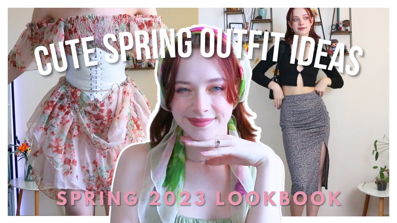 Easy Spring Outfit Ideas! | Spring 2023 Lookbook - YouTube