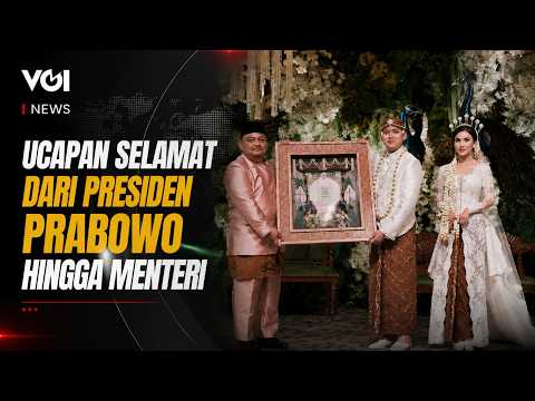 Pernikahan Kasespri Presiden, Ucapan Selamat dari Presiden Prabowo hingga Menteri