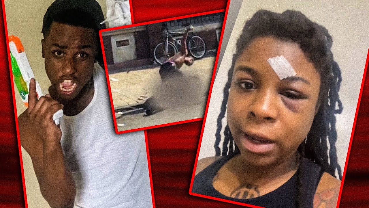 dmv comedian baybay put paws on his girlfriend - YouTube