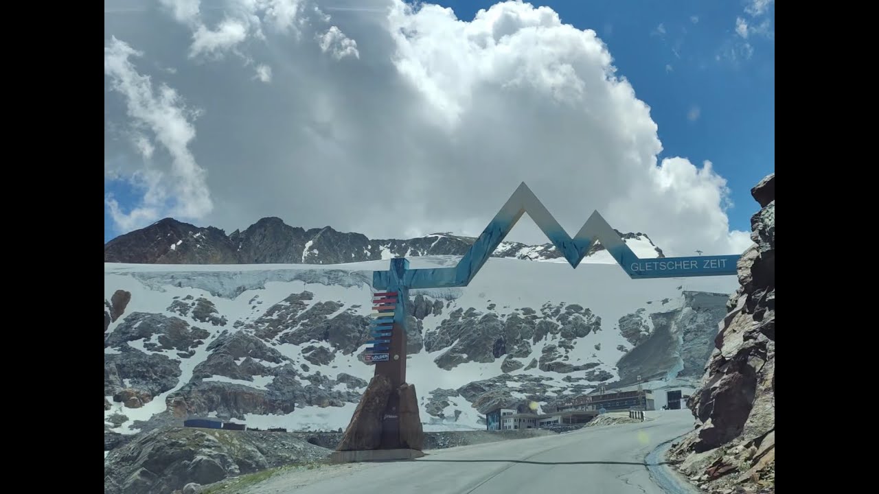 Solden Gletscher Summer 2023 - ÖTZTAL GLACIER ROAD - Road view - YouTube