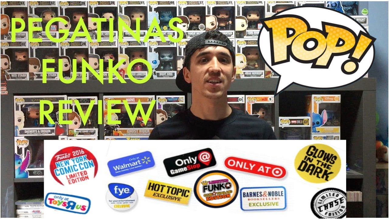 Enseñando Funko Pop Exclusivos Stickers Review - YouTube