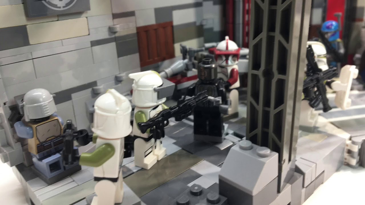 Mando riot on coruscant - YouTube