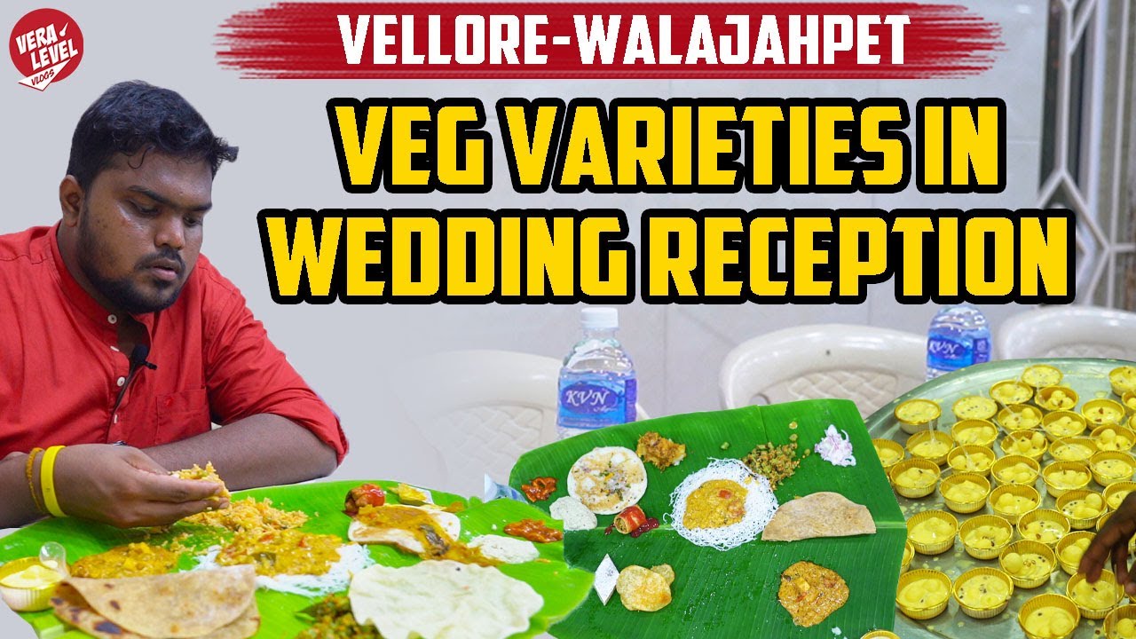 Wedding Vlog | Best Vegetarian Food Varieties for Marriage 😍| Vera Level Vlogs - RJ Anand - YouTube