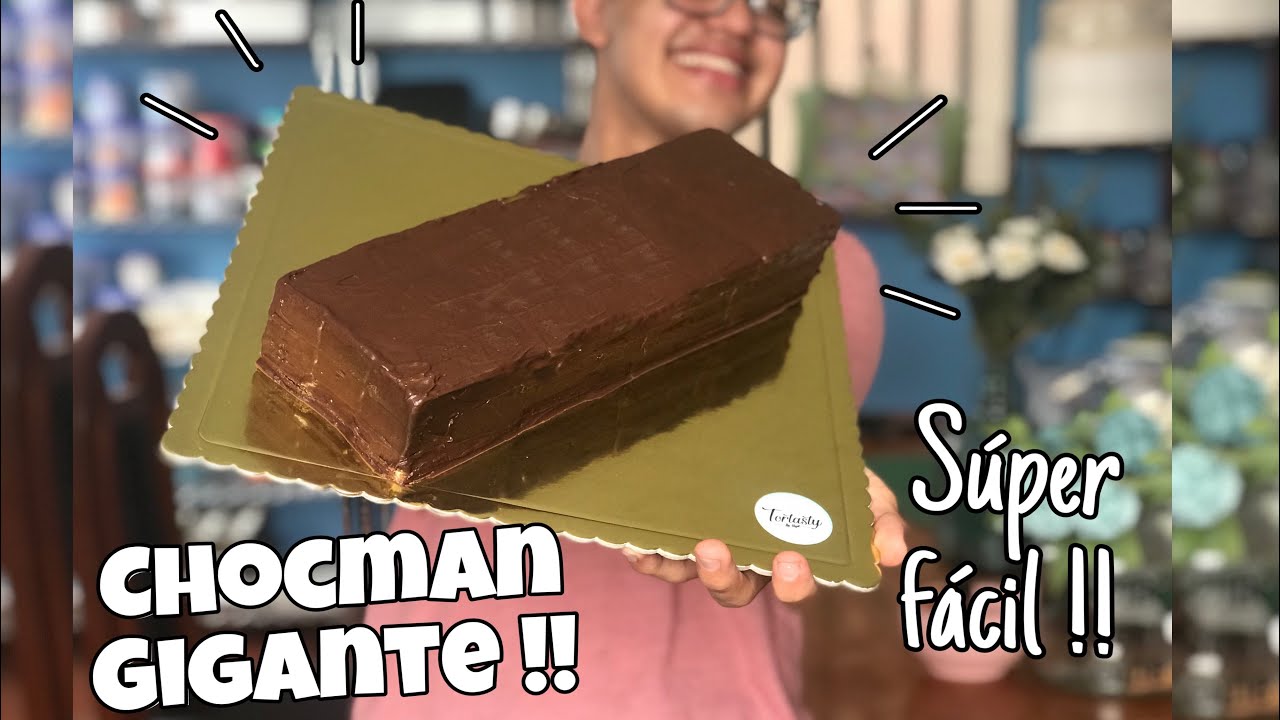 TORTA CHOCMAN GIGANTE !! !! Súper FÁCIL 🙌🏻 - YouTube