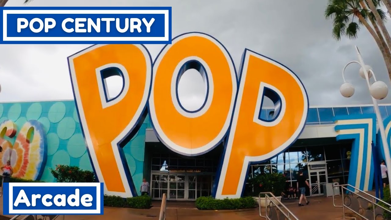 Arcade at the POP CENTURY Resort | Hippy Dippy Pool with 1960’s ...