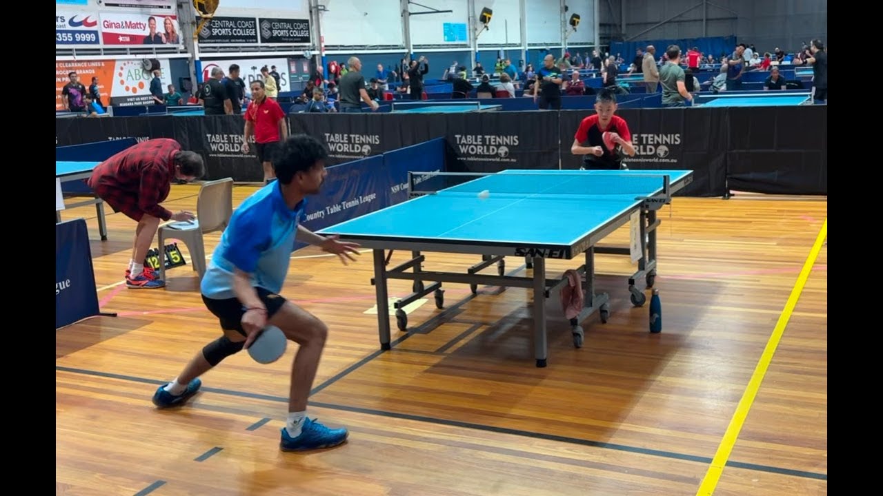 Narinder Aggarwal vs Zishan Lucas Hu - T1-6, City vs Country, TTNSW ...